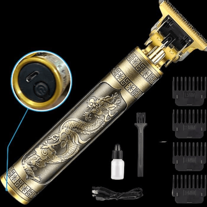 Metal Body - PROFESSIONAL VINTAGE TRIMMER FOR MEN T9 HAIR TRIMMER AND ...