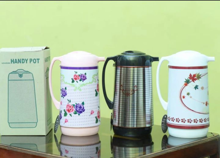 Handy Pot - Vacuum Jug Stylish Flask - Hot & Cool Thermos Jug - Metal ...