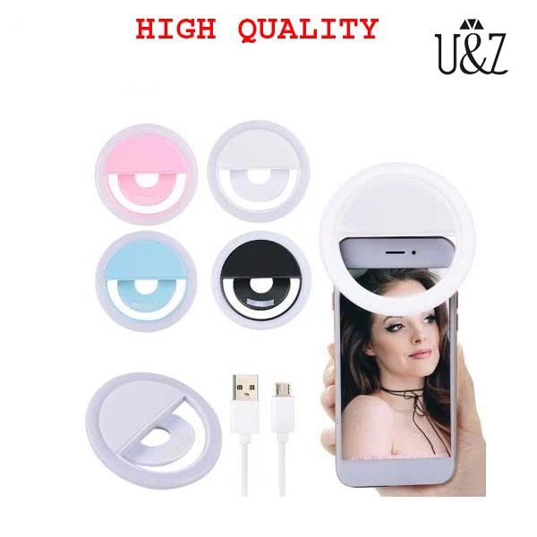 U&Z Selfie Ring Light [Rechargeable Battery] with 36 LED for Smart ...