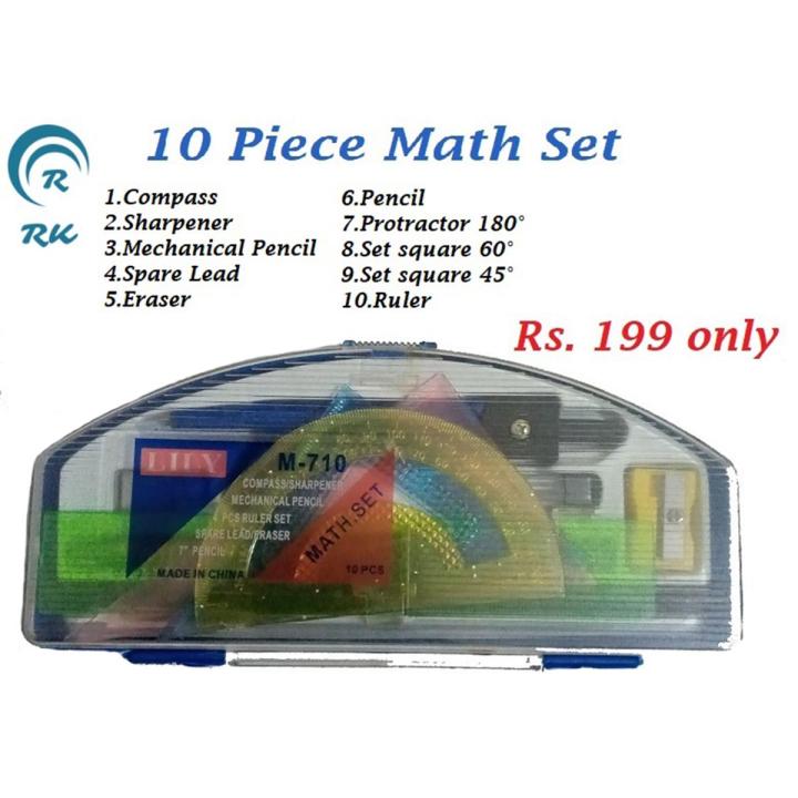 Math Set | Geometry Sets | School Sets | M-710 Geometry Box | Daraz.pk
