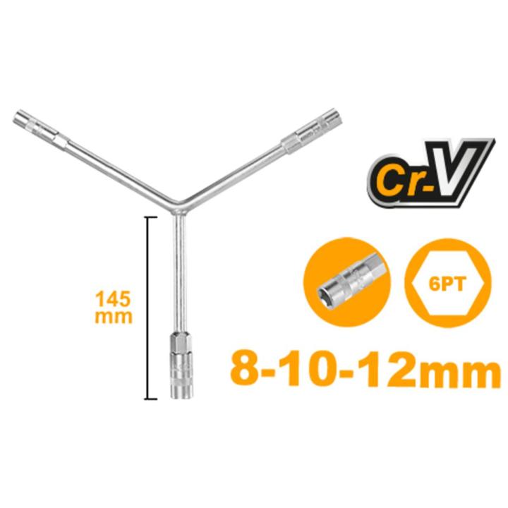 INGCO Y-Type Socket Wrench 8mm/10mm/12mm | Daraz.pk