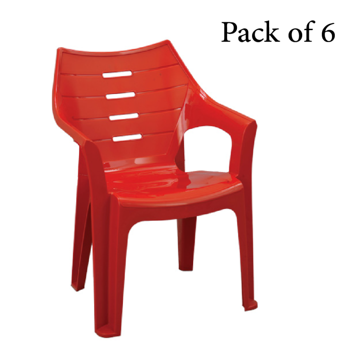 Boss BP-628 (Pack of 6) Full Plastic Elegance Chair | Daraz.pk