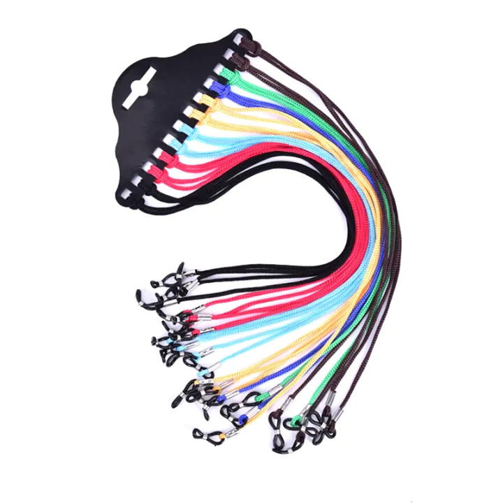 12Pcs/Set Nylon Chain Cord Eyeglass Holder Sunglasses Glasses Neck ...