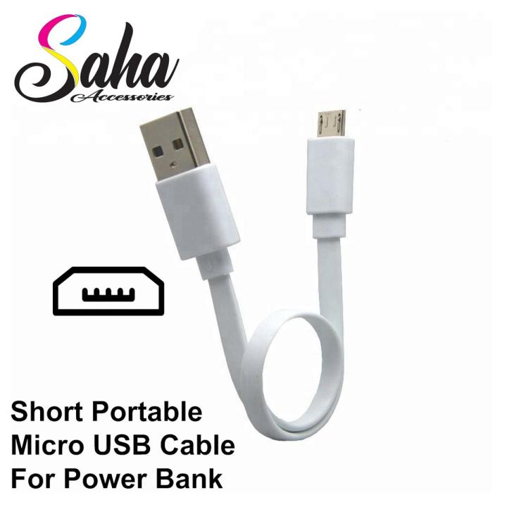 Mini Micro Flat USB Cable for PowerBank | Daraz.pk