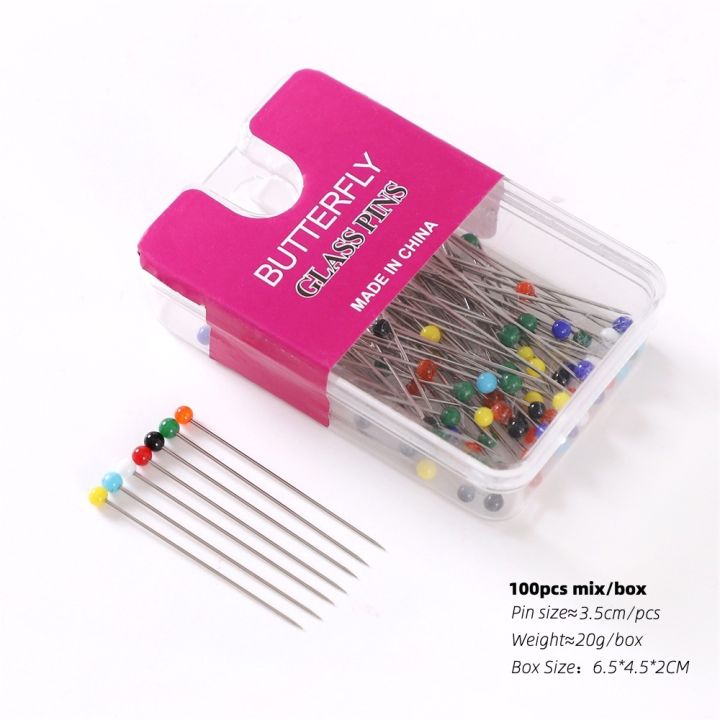 Glass Pin 100pcs Box Daraz Pk