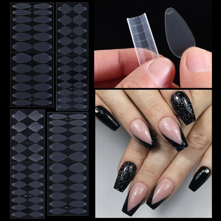 72pcs Hot Poly Nail Gel System Extension for Dual Forms French Forma ...