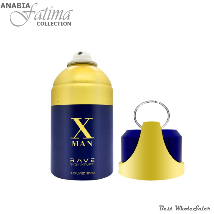 RAVE SIGNATURE X MAN PERFUME DEODORANT BODY SPRAY FOR MAN 250 ML | Daraz.pk