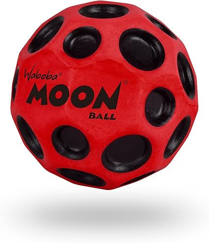 Moon Ball Bounce Toy for Kids – High Bounce Reflex Training Space Ball ...