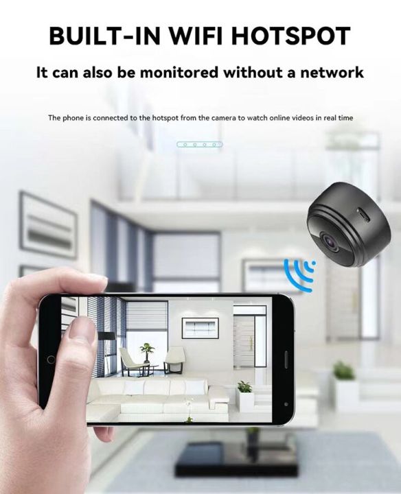 A9 Mini Camera WiFi Wireless Security Surveillance Remote Monitor Smart ...