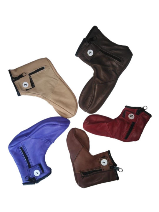 kids Hi-Quality Pair Leather Fancy Socks Ankle Khuffs Footwear Mozay ...