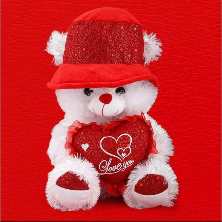 Soft Teddy Bear with Love Heart | Daraz.pk