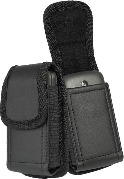 Applicable Nokia 2720 Flip Phone Leather Waist Bag TCL Flip Pro Leather ...