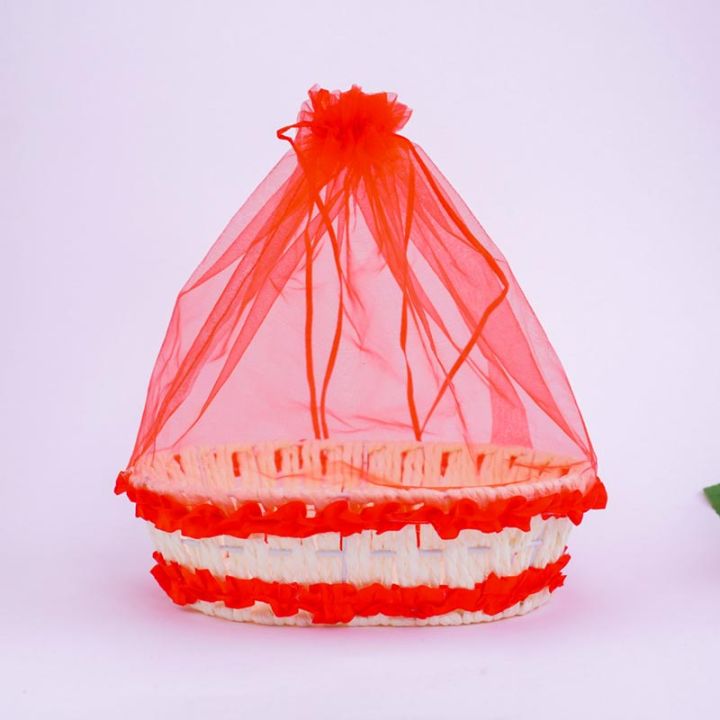 Gift Basket | Potli | Net Gift Basket Decorative Handmade Basket for ...