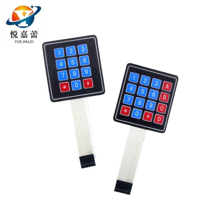 Oversized Button 4*4/3*4/ Matrix Keyboard Single Chip Microcomputer ...