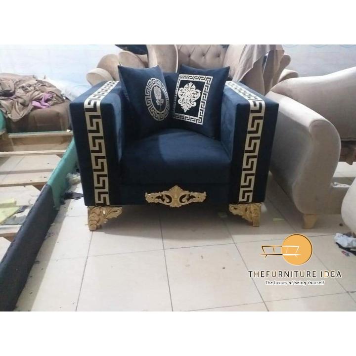 Luxury versace design sofa set 6 seater (3+2+1) 15 cushion include The ...