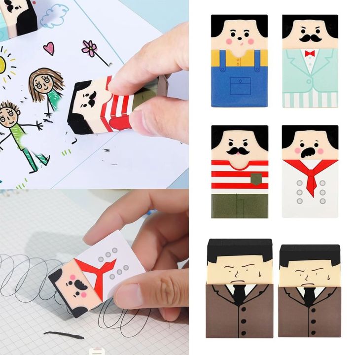 High Quality Without Leaving Marks Bald Man Eraser Bald Man Cute ...