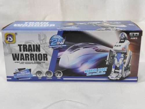 Robot Train Transformer Warrior 2in1 Vehicle Self Driveable With Lights ...