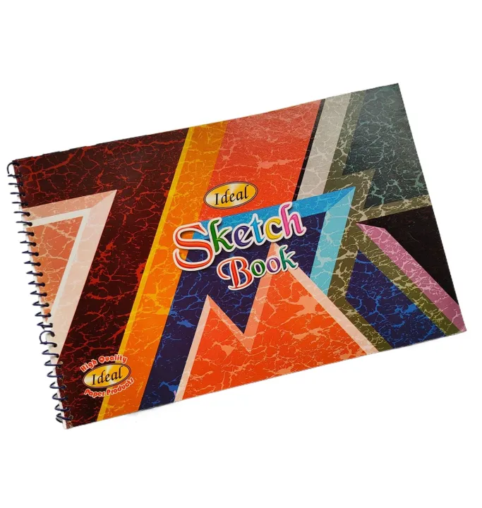 Sketch Book – 14 x 9.5 Inches | For Coloring & Drawing | 20 Smooth ...