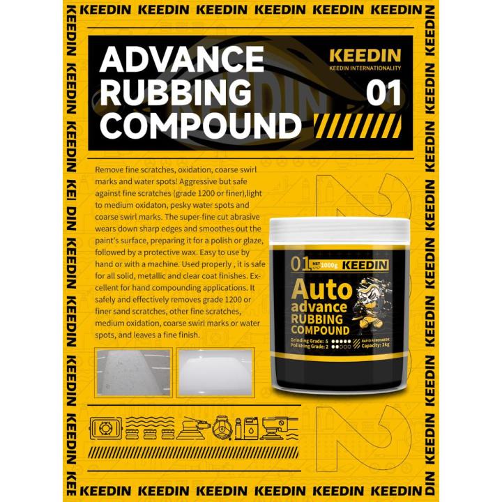 KEEDIN AUTO ADVANCE RUBBING COMPOUND (MADE IN TAIWAN) | Daraz.pk