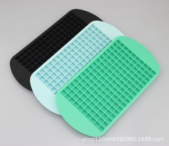 Silicone small 160 grids, 1 * 1cm mini cube maker box, crushed ice mold ...