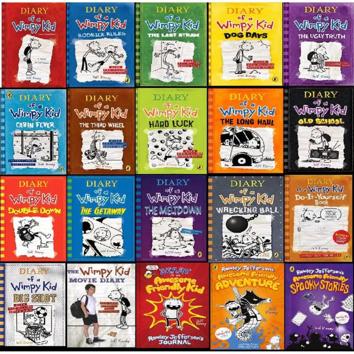Diary Of A _Wimpy Kid By Jeff Kinney and Awesome Friendly Series By ...