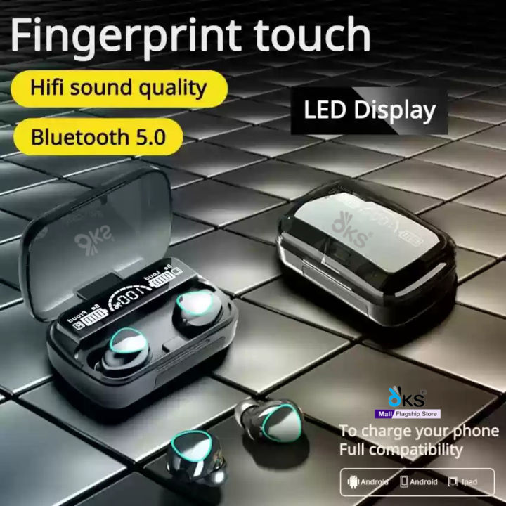 M10 Earbuds 3500 Mah Original, M10 Earbuds 3500 Mah waterproof,Wireless Bluetooth EarBuds _ with ...