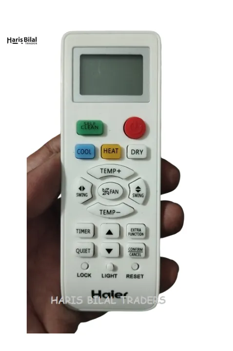 HAIER DC Inverter AC Remote Control with Heat & Self Clean Option ...