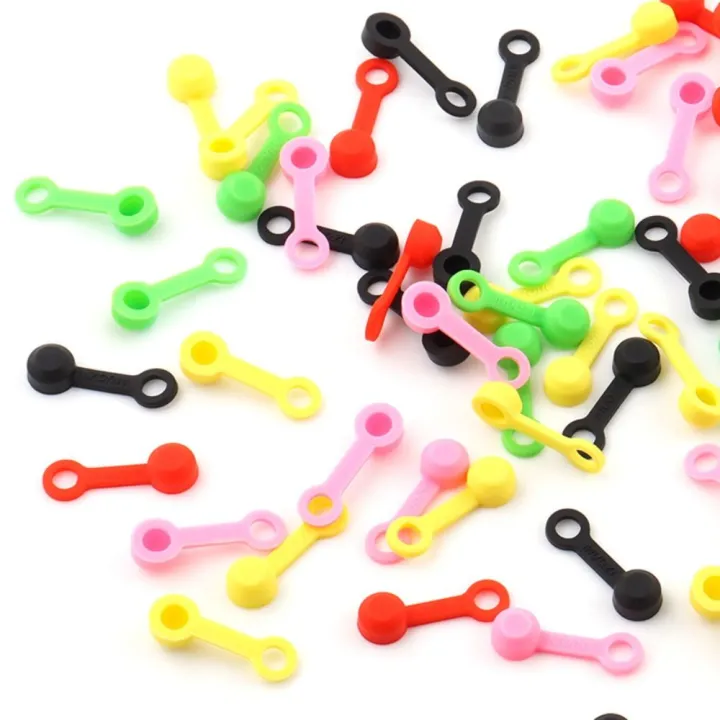 10pcs Screw Bleed Nipple Silicone Bike Bleed Nipple Cover Solid Color ...