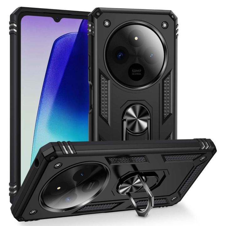 For Redmi 14C 4G Shockproof Folding Armor Case For Redmi A3 Stand ...