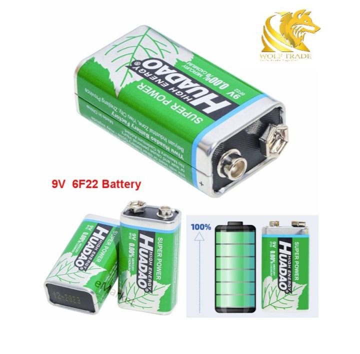6F22 9V BATTERY MULTIMETER MICROPHONE TOY REMOTE GALLON TYPE BATTERY | Daraz.pk