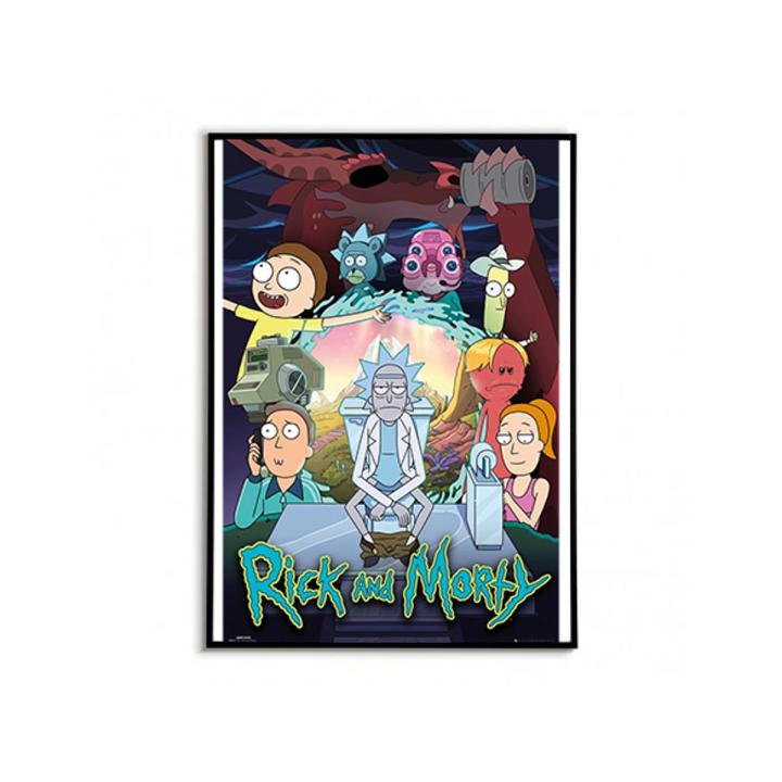 Rick & Morty Rick Sanchez TV Show Posters Vinyl Paper Quotes Vintage ...
