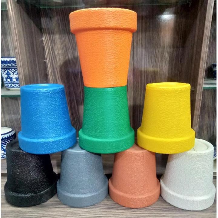 Pack of 5 Pots for plants and flower growing Dia 7 inch Height 8 inch ...