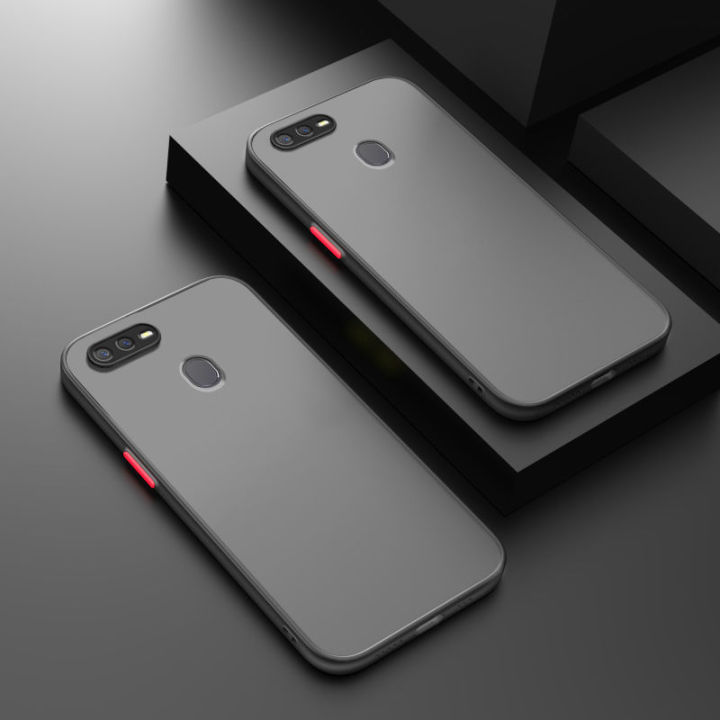 For OPPO A12 Case Cover Slim Soft TPU Silicone Solid Plain Phone Case ...