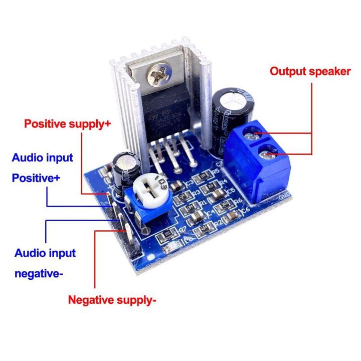 Single Power Supply Audio Amplifier DIY Digital Circuit Board TDA2030A ...