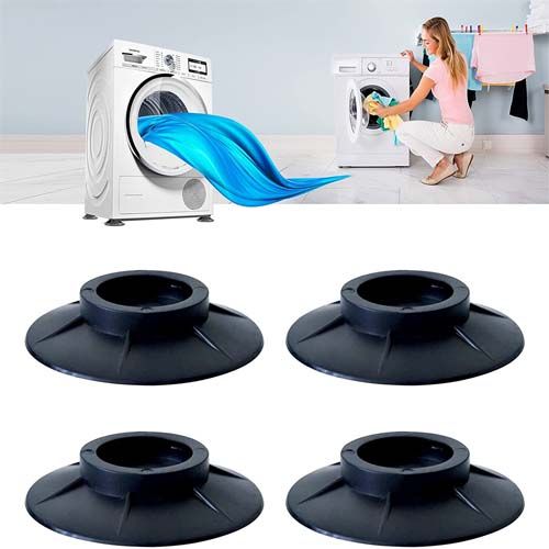 New Pack Of 4 Anti Slip Anti Vibration Washing Machine Stabilizer ...
