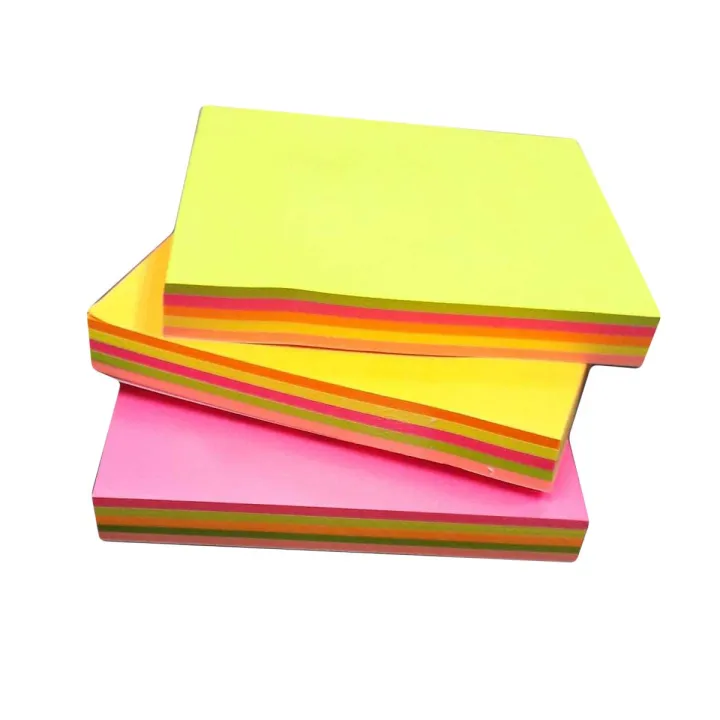 Sticky Notes Multi Colour (Posted Pad) (Size 3inch x 3inch) | Daraz.pk
