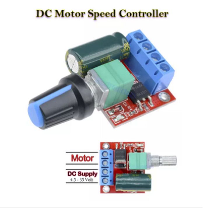 Dc Motor Speed Controller Module Mini Dc Dc 4 5v 35v 5a 90w Speed