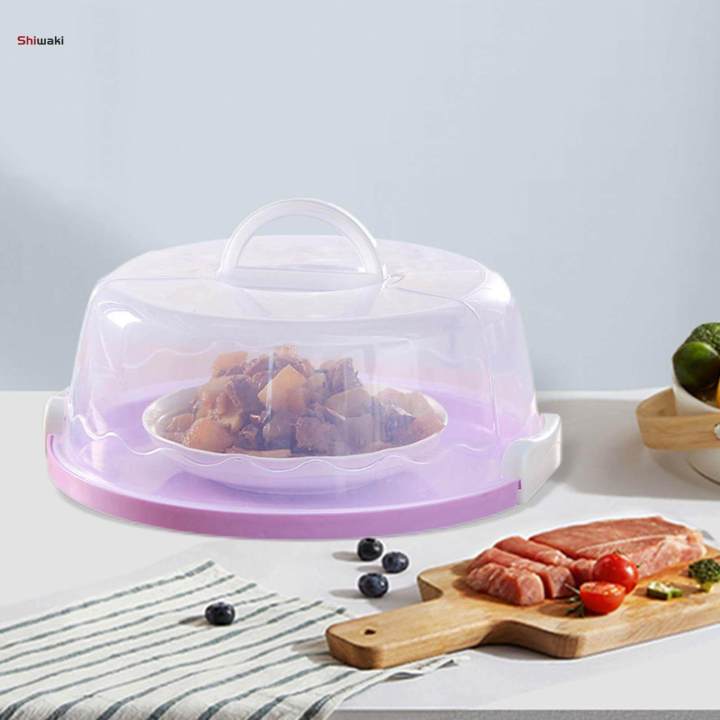 Cake Stand, with Lid Cover Handle Multi Purpose Cake Storage Container ...