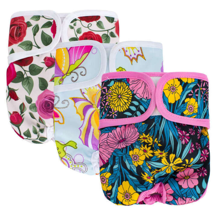 Dog can be washed pet diapers are not wet teddy menstrual female ...
