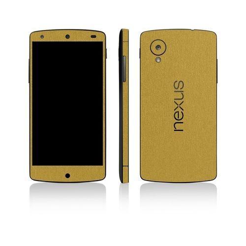NEXUS 5 Golden Brushed Metal Texture Skin | Daraz.pk