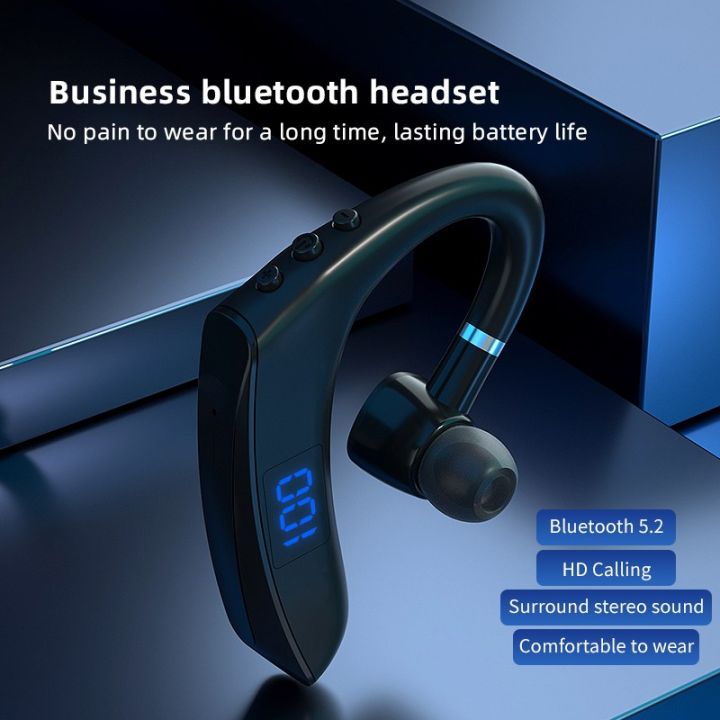 TOHAYIE S109 Pro Digital Display Headphone Single-Ear Business Ear ...