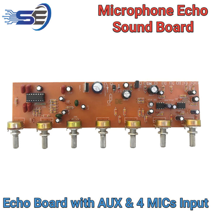 PT2399 Echo board Audio Microphone Preamplifier Reverberation Echo sound | Daraz.pk
