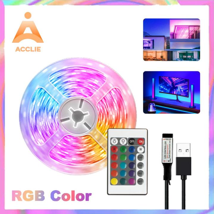Color LED Lights for Room LED 5050 RGB Tape Remote Control LED Strip ...