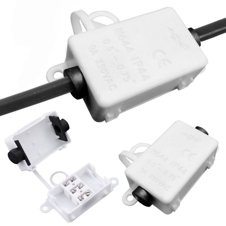 Sealed IP44 Electrical Junction Box ABS Plastic 3 Way Outdoor ...