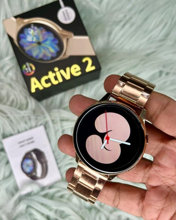 “Active 2 Smart Watch – 1.5” AMOLED Display, Wireless Charging, Chain ...
