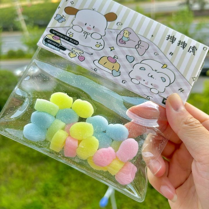 Soft TPR Pinch Toy Colorful Squishy Healing Mini Cat Claw Snapper ...