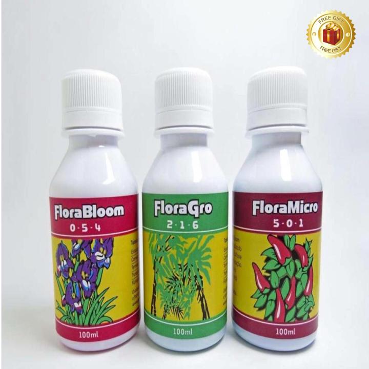 General Hydroponics Flora Series – Grow, Bloom & Micro (Set of 3 x ...