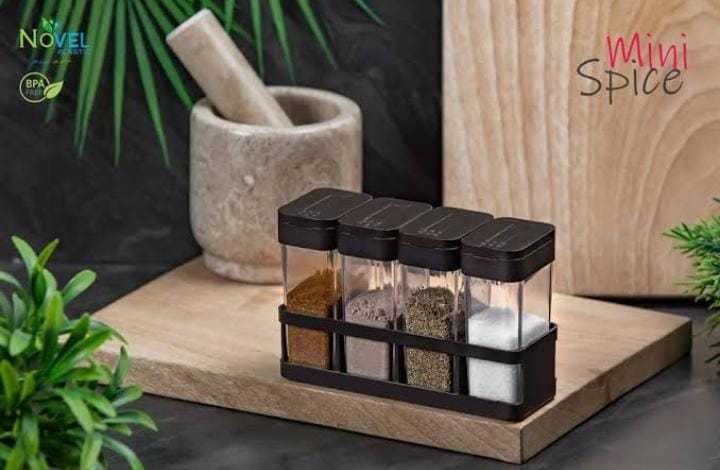 New Stylish Spice Jar Mini Spice Jars Kitchen Spice Jar Set Masala Jar ...