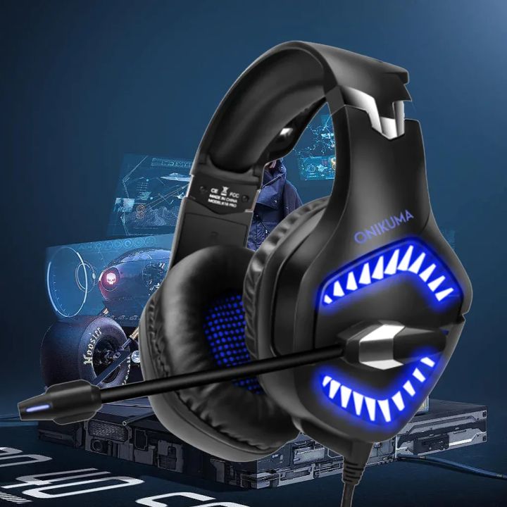 ONIKUMA K1B-PRO Stereo Gaming Headset | Soft Breathing Earmuffs ...