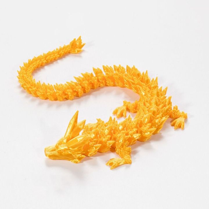 Home Decor with Movable Joints 3D Printed Articulated Dragon Christmas ...